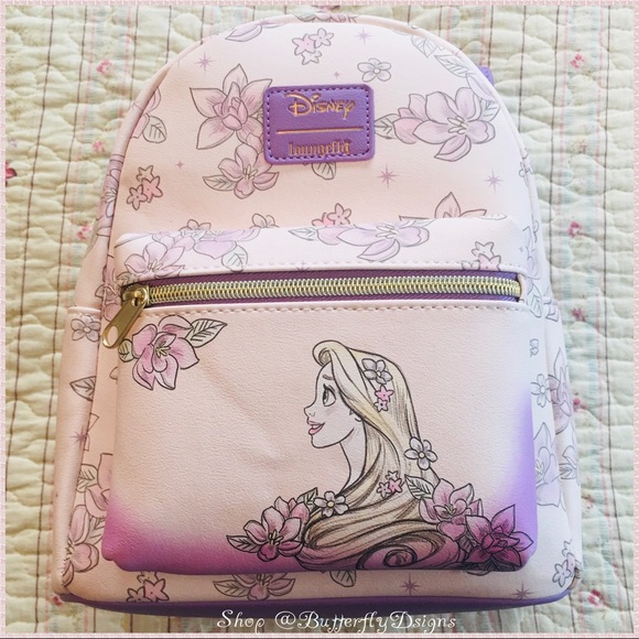 Loungefly | Bags | Loungefly Disney Pastel Rapunzel Backpack Set | Poshmark